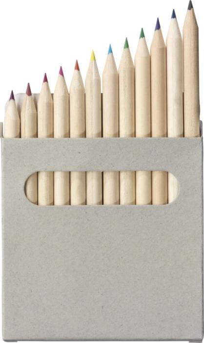 Set promozionale con 12 matite colorate gadget | Stampasi.it