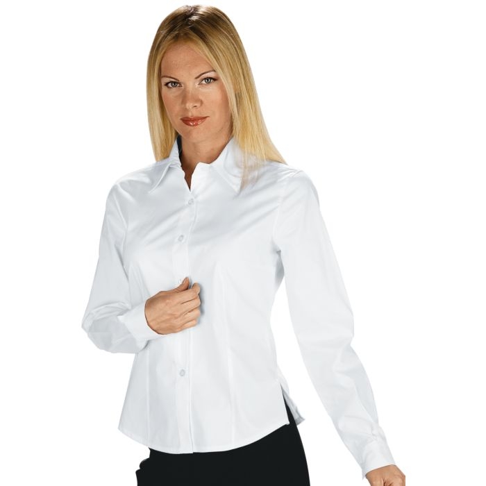 Camicia bianca donna da personalizzare con logo | Stampasi