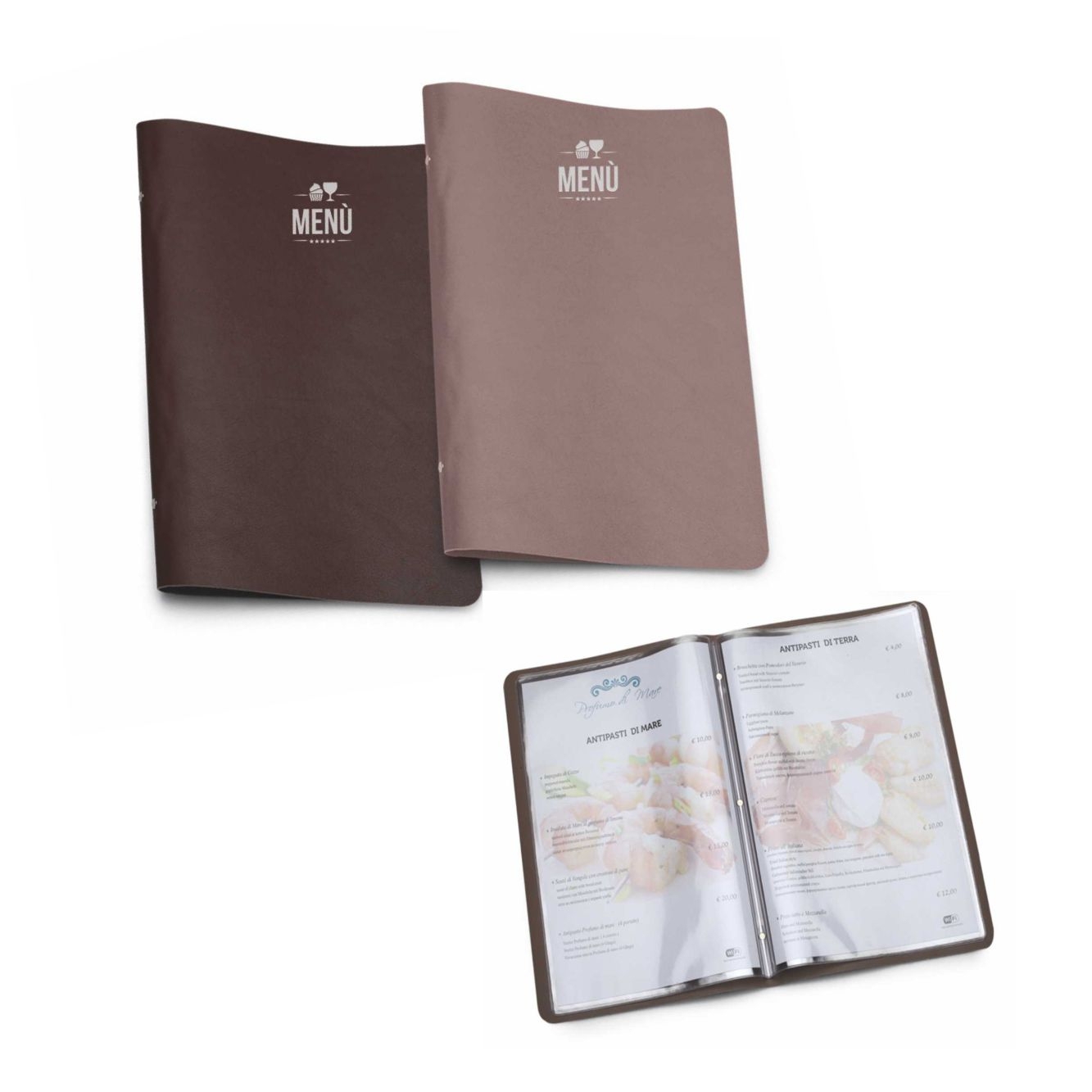 Portamenu per ristoranti personalizzato con logo | Stampasi