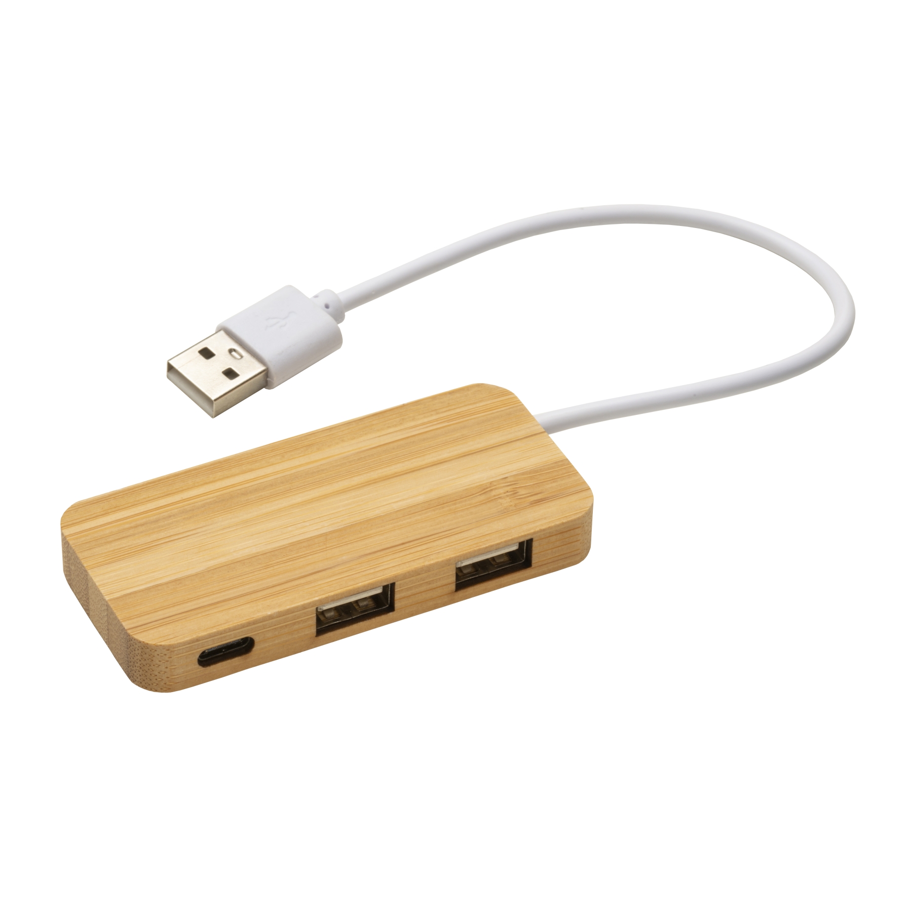 Hub Usb con 2 porte USB e Cavo Integrato