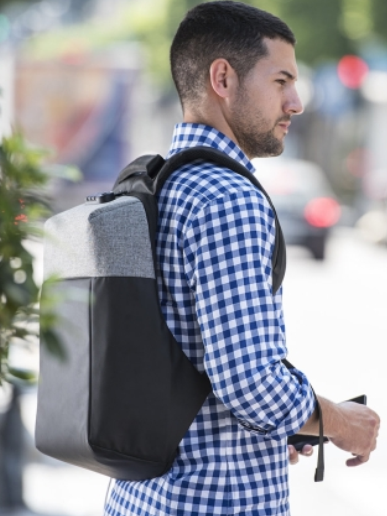 Zaino antiscippo porta pc personalizzato online | Stampasi
