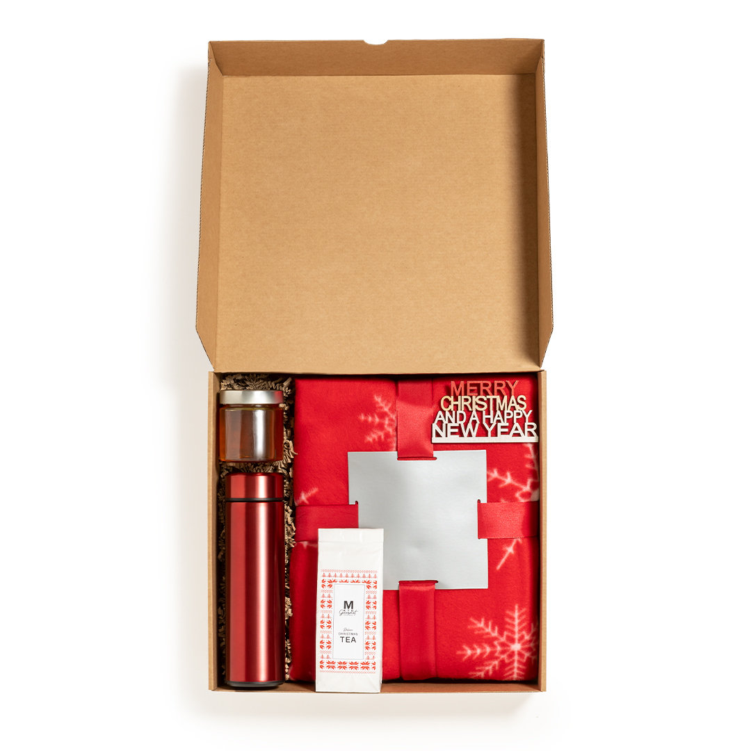 Set regalo Natale personalizzabile con logo | StampaSi