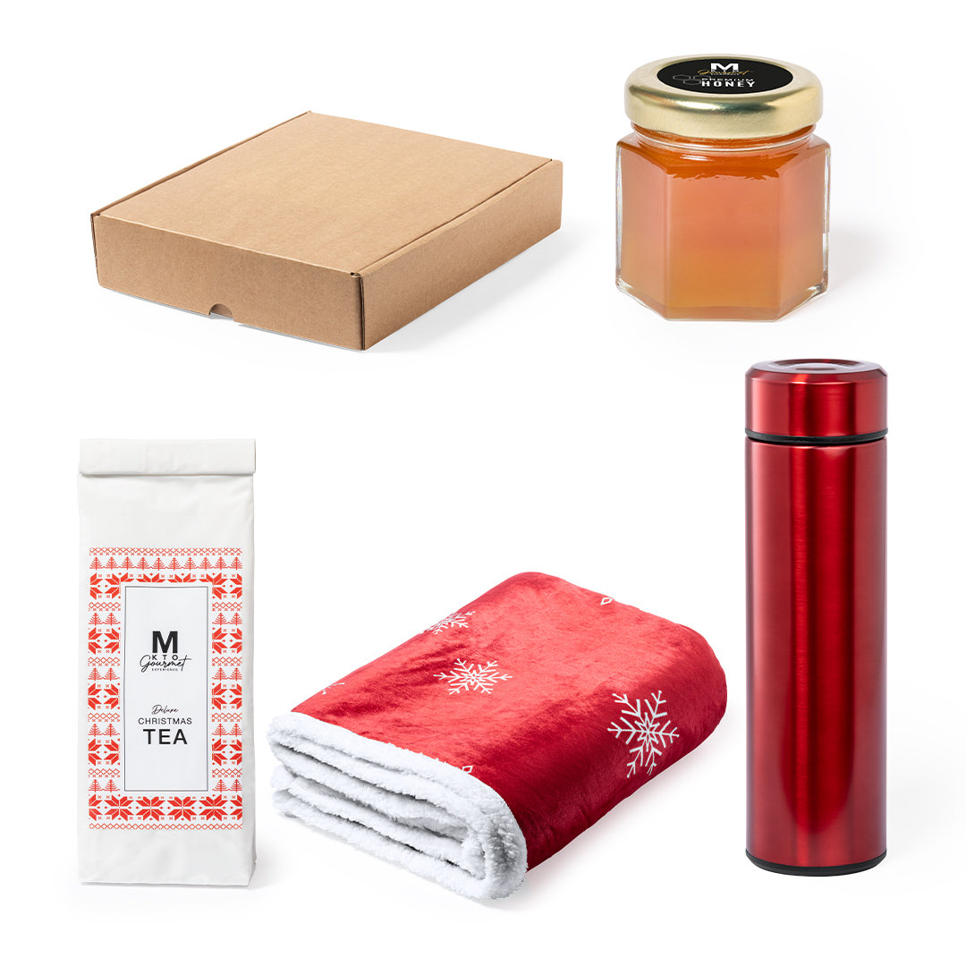 Set regalo Natale personalizzabile con logo | StampaSi