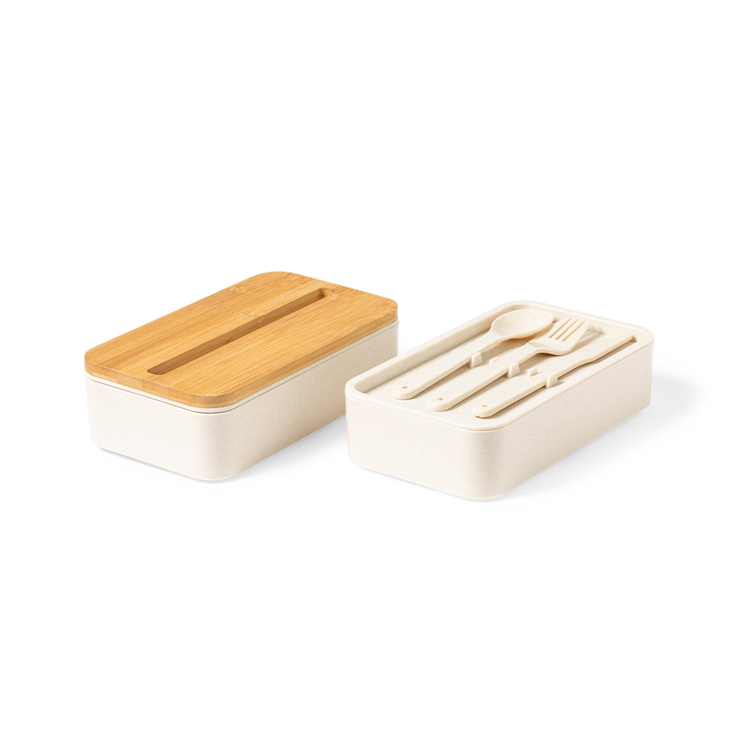 Set lunch box personalizzato con le posate | StampaSi