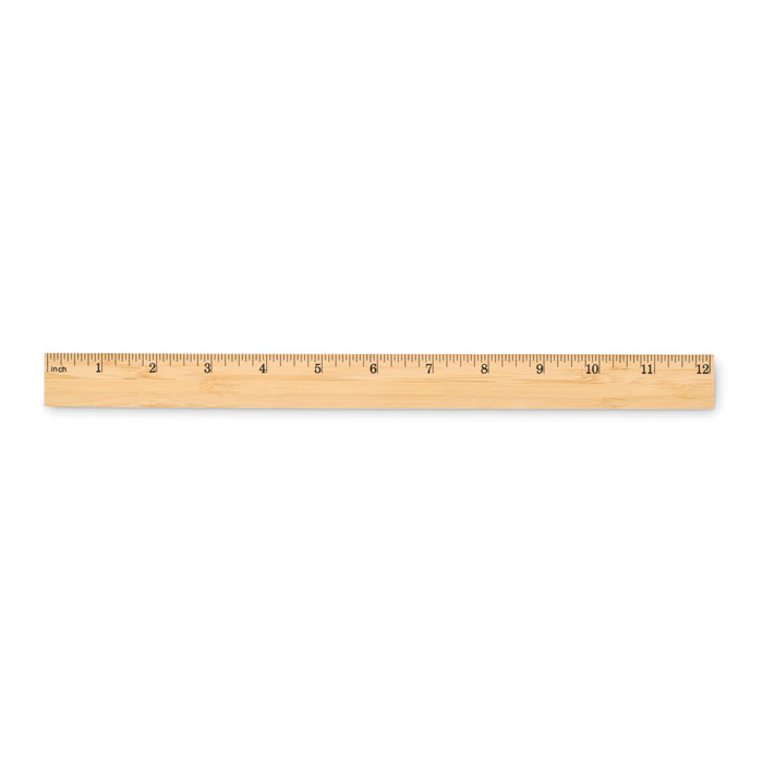 Righelli in legno bamboo 30 cm personalizzati | Stampasi