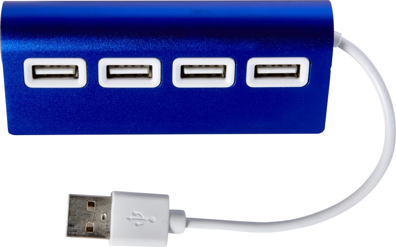 Hub USB in alluminio personalizzato con logo | Stampasi