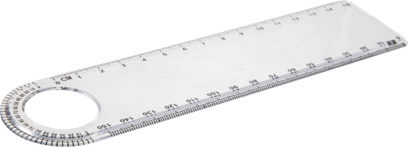 Righello in ABS con lente da personalizzare con logo