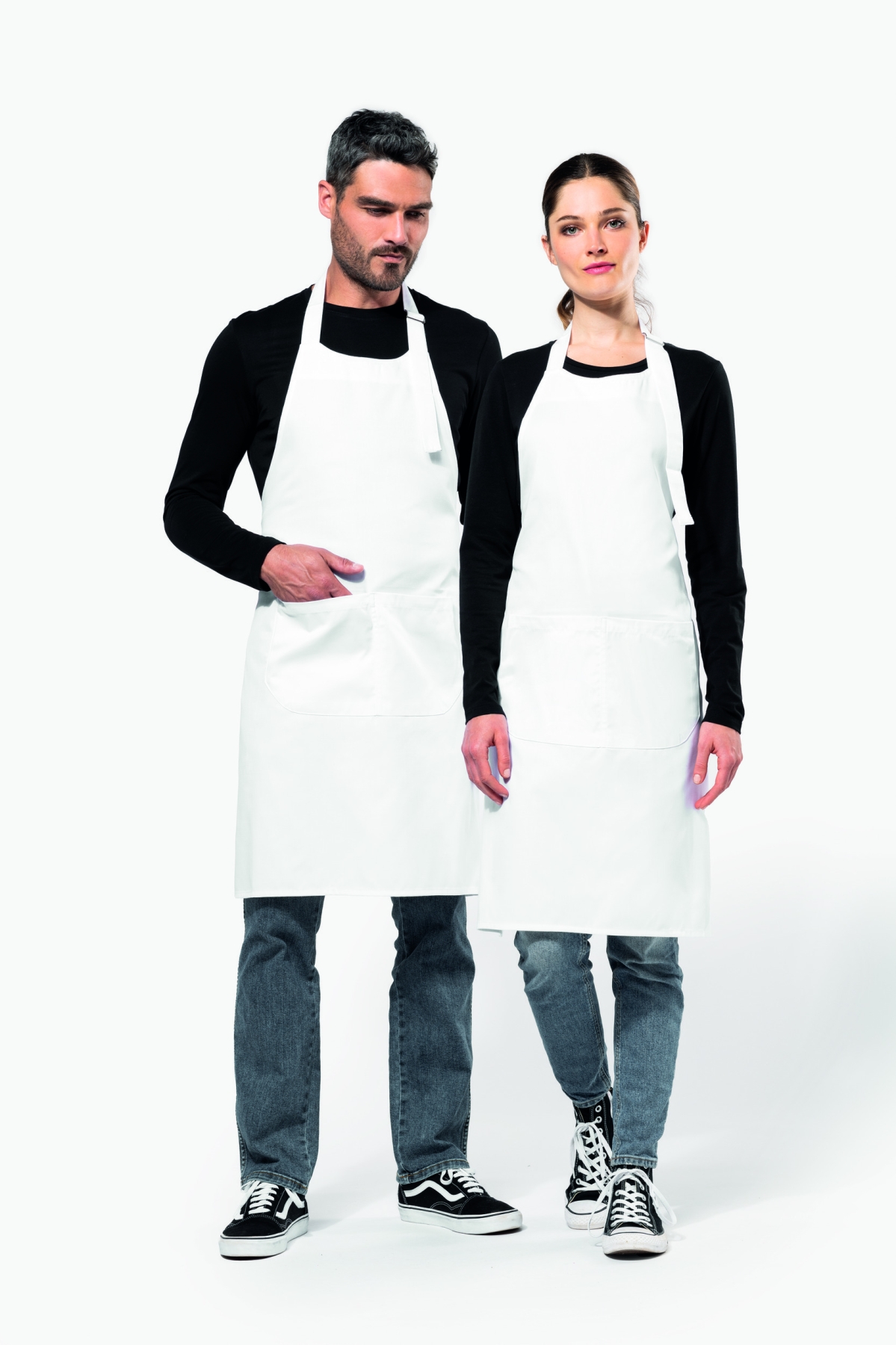 Grembiuli con pettorina personalizzati con logo | Stampasi