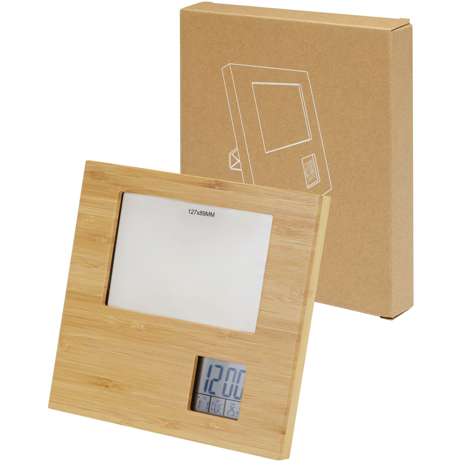 Cornice per foto in bamboo personalizzata online | StampaSi