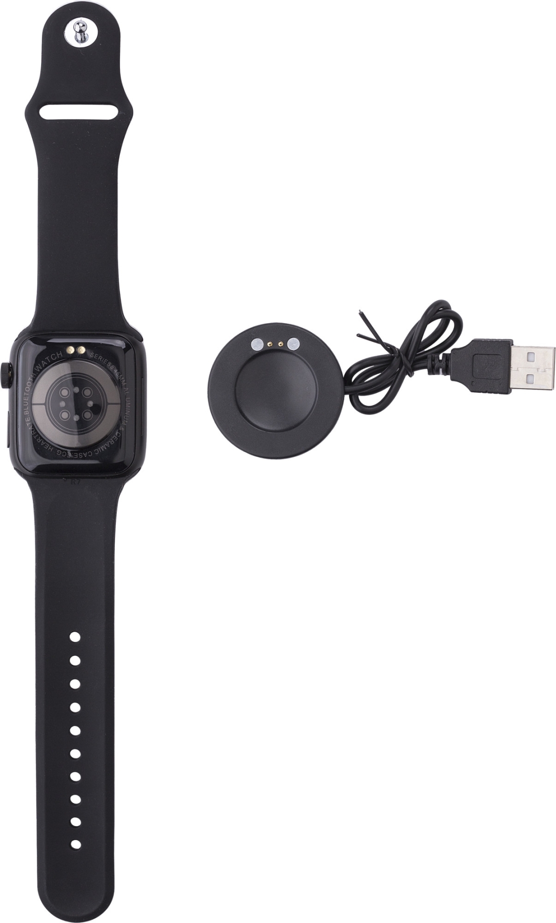 Smartwatch in PC/PVC con cinturino regolabile