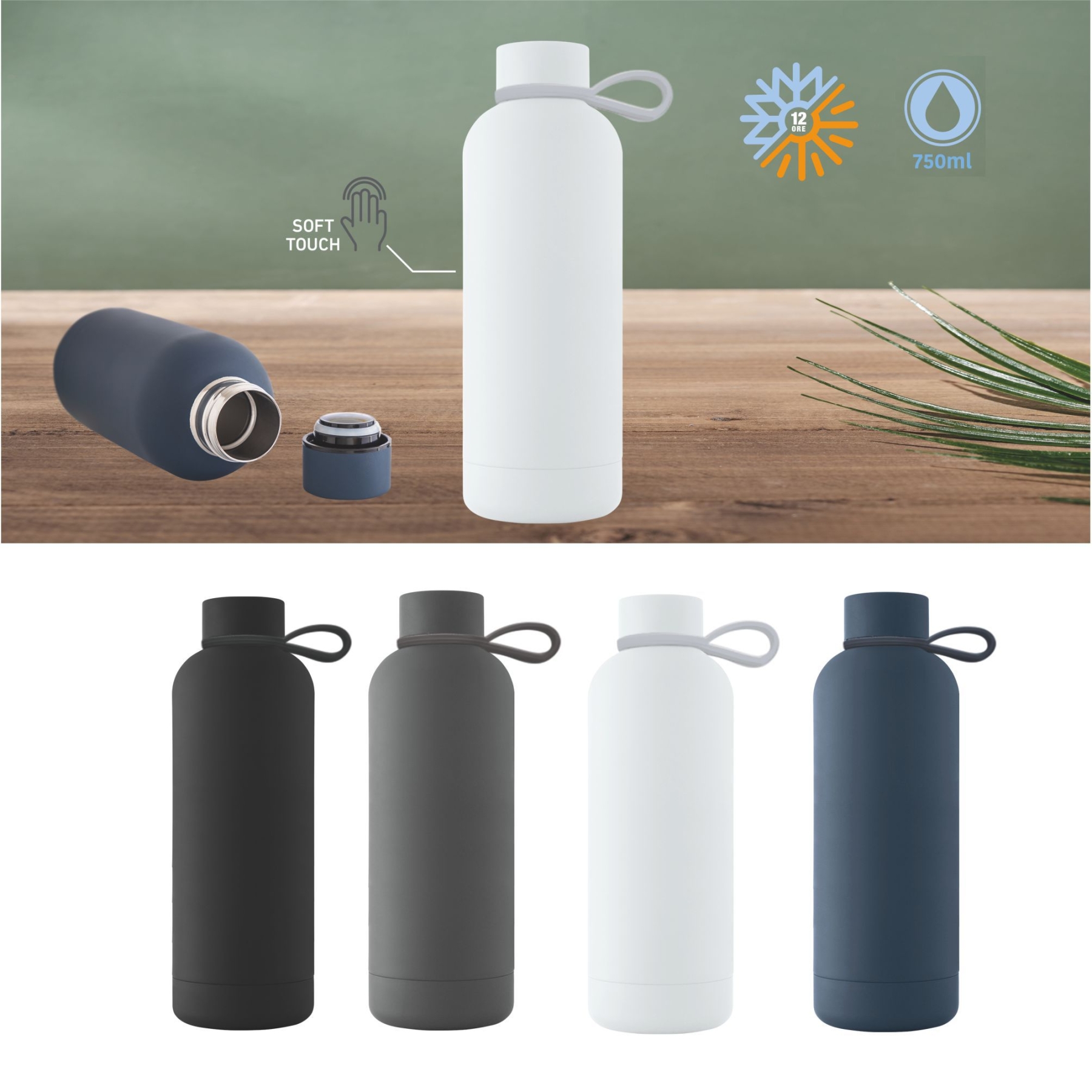 Borraccia Inox personalizzata online con logo - StampaSi