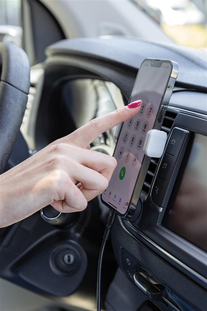 Porta telefono da auto in plastica riciclata personalizzato