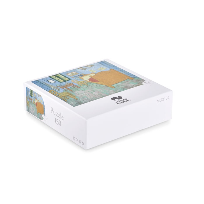 Puzzle da 150 pezzi in scatola personalizzata con logo