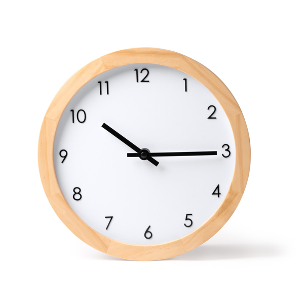 Orologio parete legno bamboo personalizzato | Stampasi