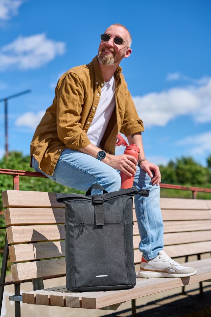 Zaino rolltop con manico personalizzato online | StampaSi