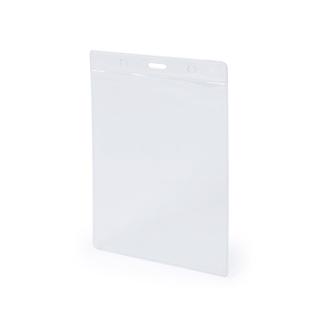 Portabadge verticale in PVC personalizzata con logo | Stampa