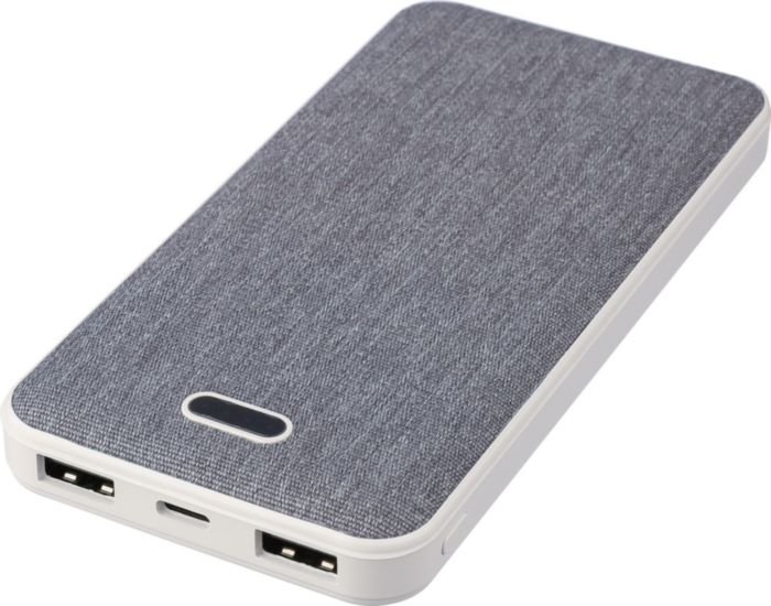 Power bank in ABS riciclato con logo online su stampasi.it