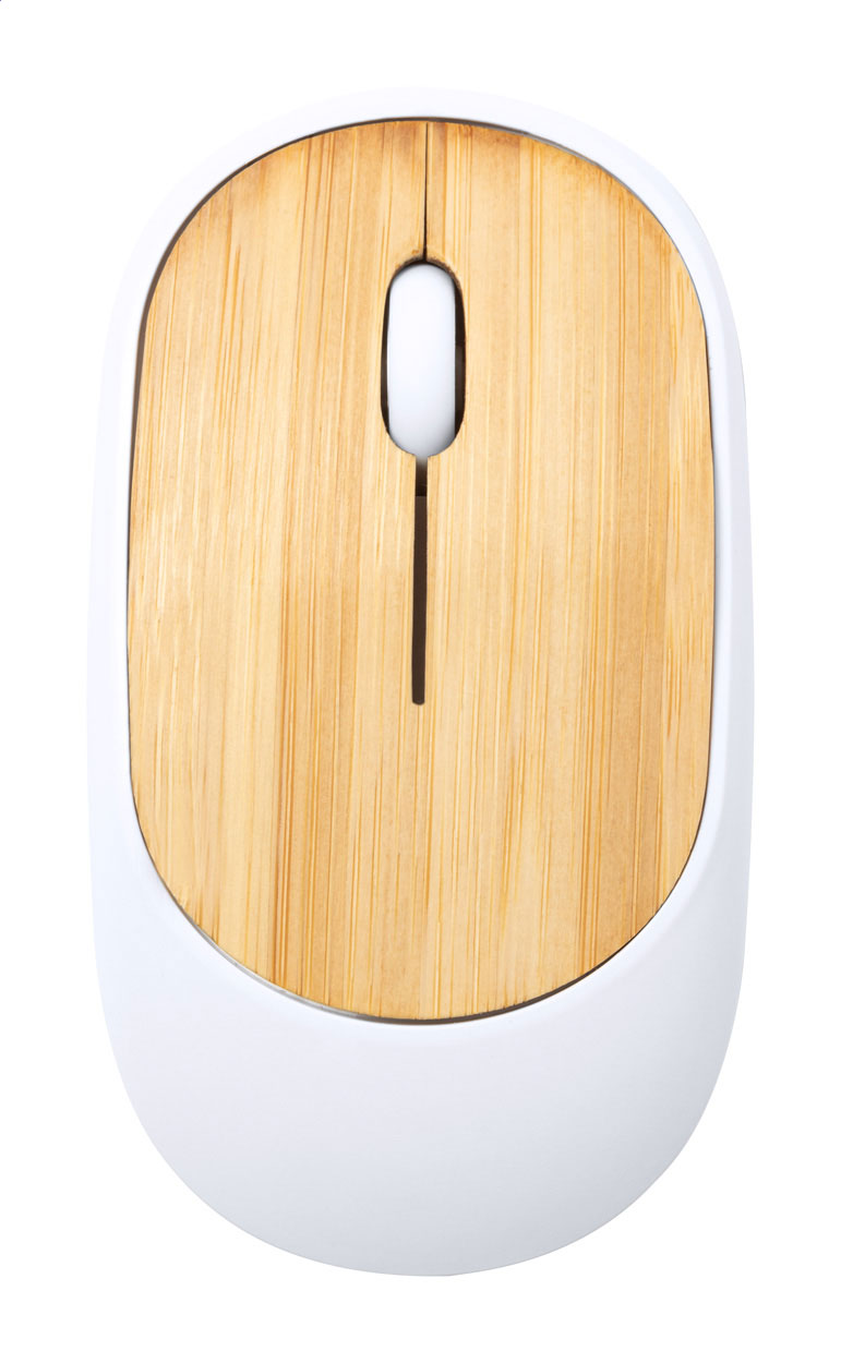Mouse ottico wireless realizzato in bambù e Abs | Stampasi