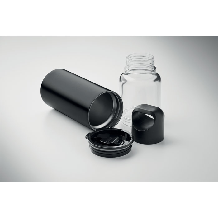 Bottiglia ricaricabile 2 in 1 610 ml in Tritan e inox DUALUSE