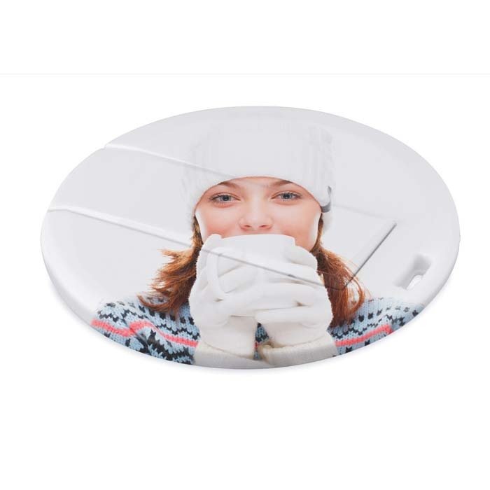 USB piatta e di forma rotonda 3.0 con logo | Stampasi