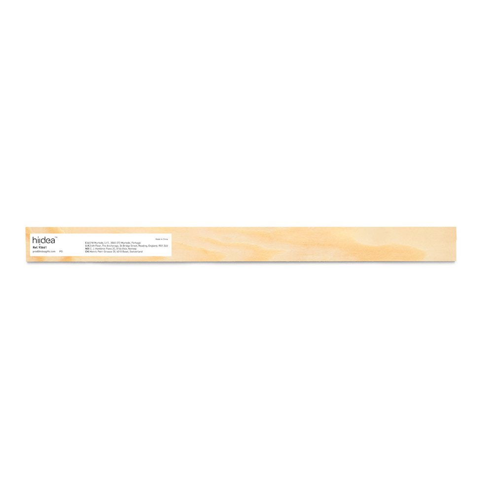 Righello in legno di pino con scala graduatada 30 cm WESLEY 30