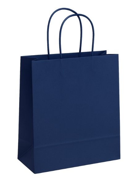 Buste in carta bianca stampata - 32x10x27+5 cm