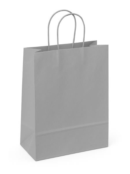 Buste in carta bianca stampata - 32x10x27+5 cm