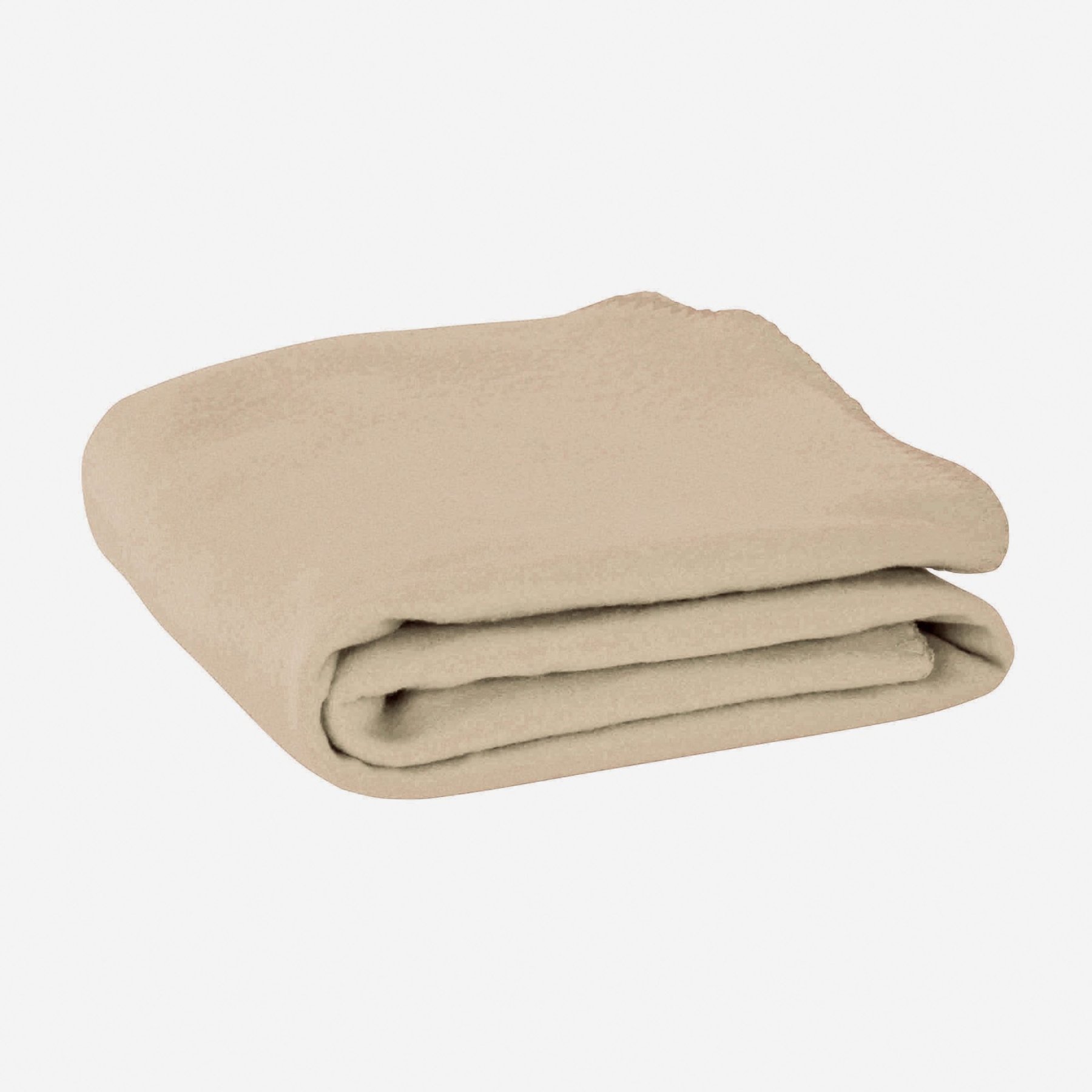 Coperta in polar arrotolata con nastro di chiusura in nylon