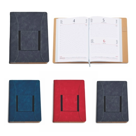 Agenda giornaliera con tasca personalizzabile Paolisi 15 x 21 cm