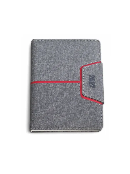 Agenda giornaliera con chiusura con clip magnetica personalizzabile 15 ...